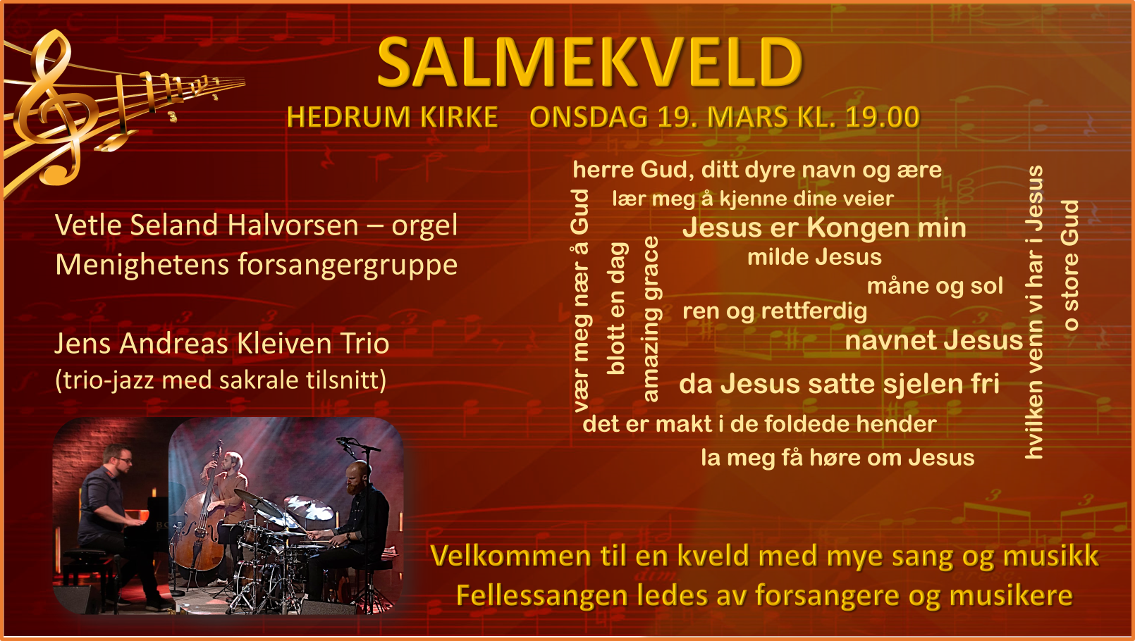 Salmekveld mars 2025 - Larvik kirkelige fellesråd